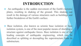 Project ppt on earthquake resistant building structure | PPTX
