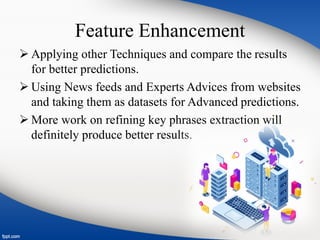 Stock Market Price Prediction Using Technical Analysis | PDF