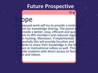 Content Sharing Website PPT | PPT