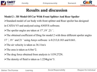 Design and Analysis of Car Body to Reduce Drag and Increases Fuel ...