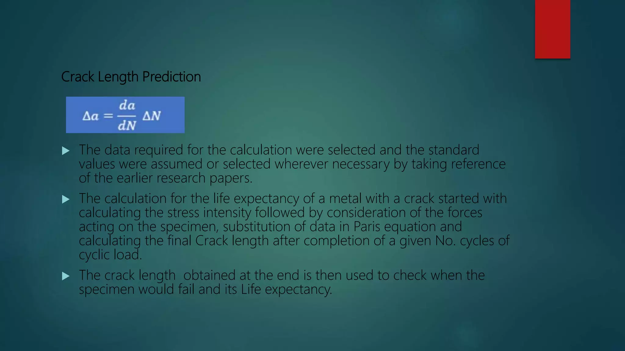 Crack propagation and life expectancy.pptx