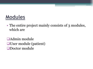 Hospital management system (ppt) | PPTX