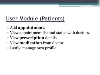 Hospital management system (ppt) | PPTX