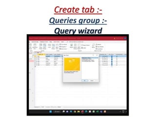 PROJECT PPT on Ms access | PPT