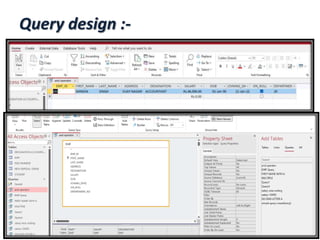PROJECT PPT on Ms access | PPT