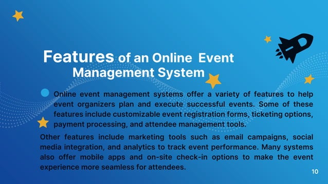 Event management system | PPTX