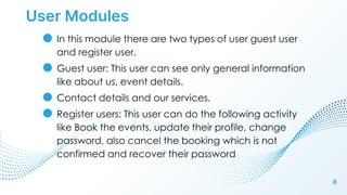 Event management system | PPTX