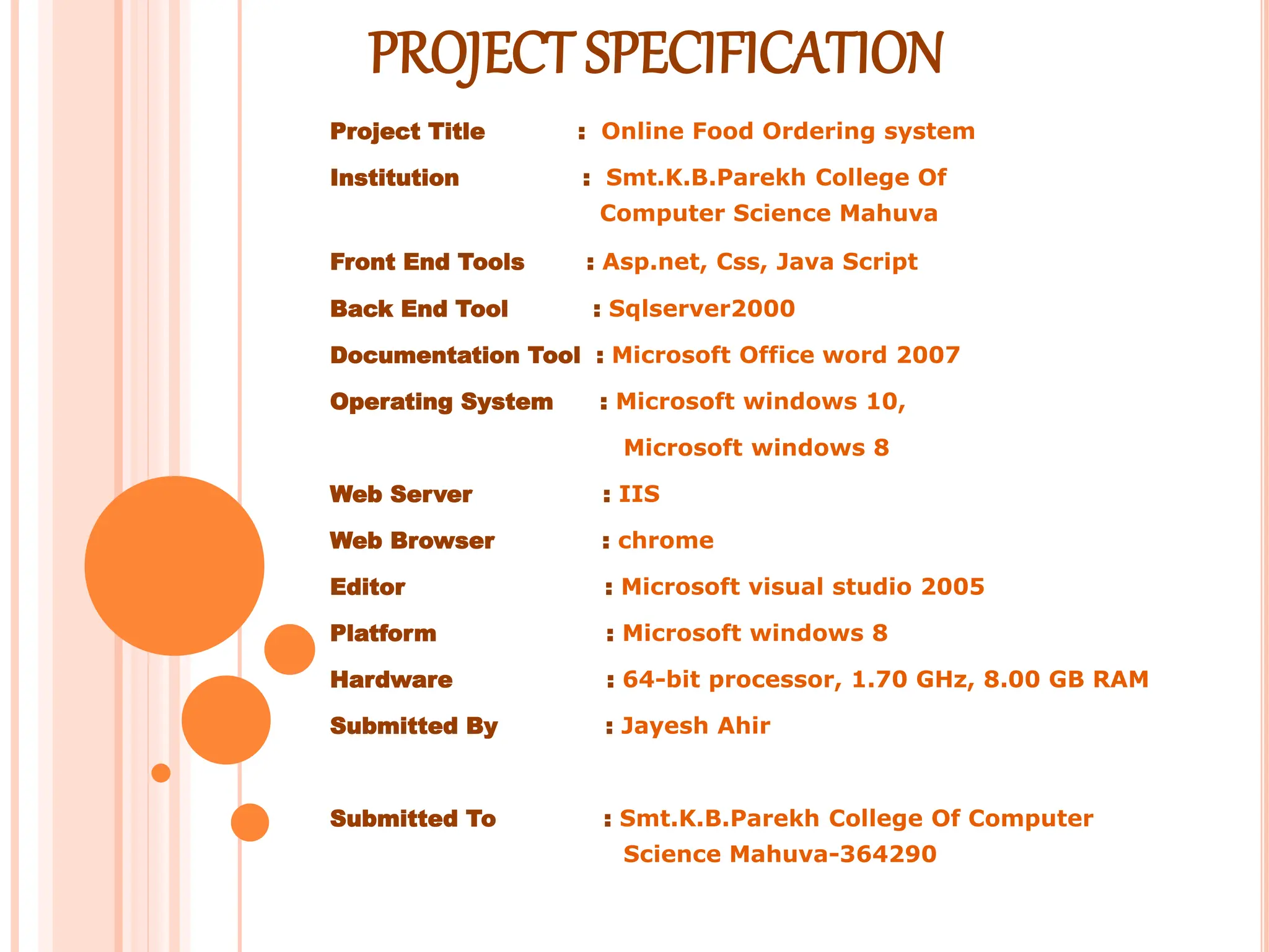Online food ordering System projectppt.pptx