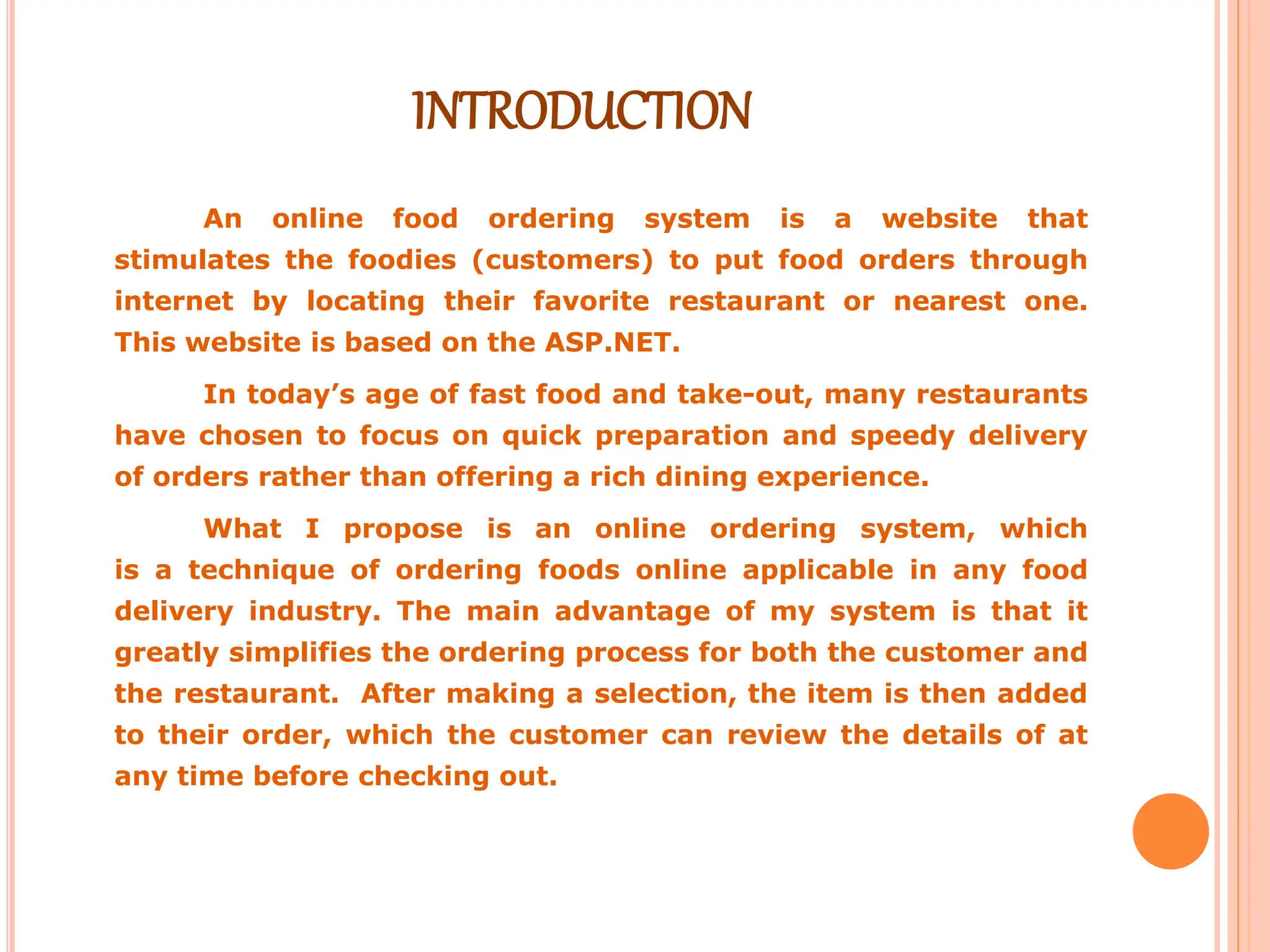 Online food ordering System projectppt.pptx
