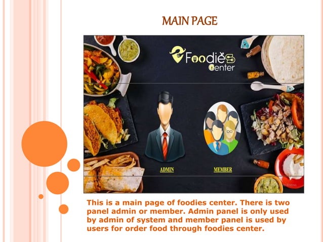 Online food ordering System projectppt.pptx | Bars & Restaurants ...