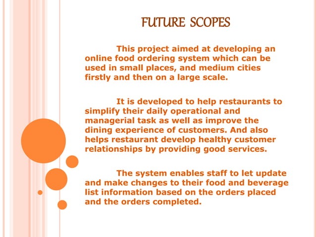 Online food ordering System projectppt.pptx | Bars & Restaurants ...