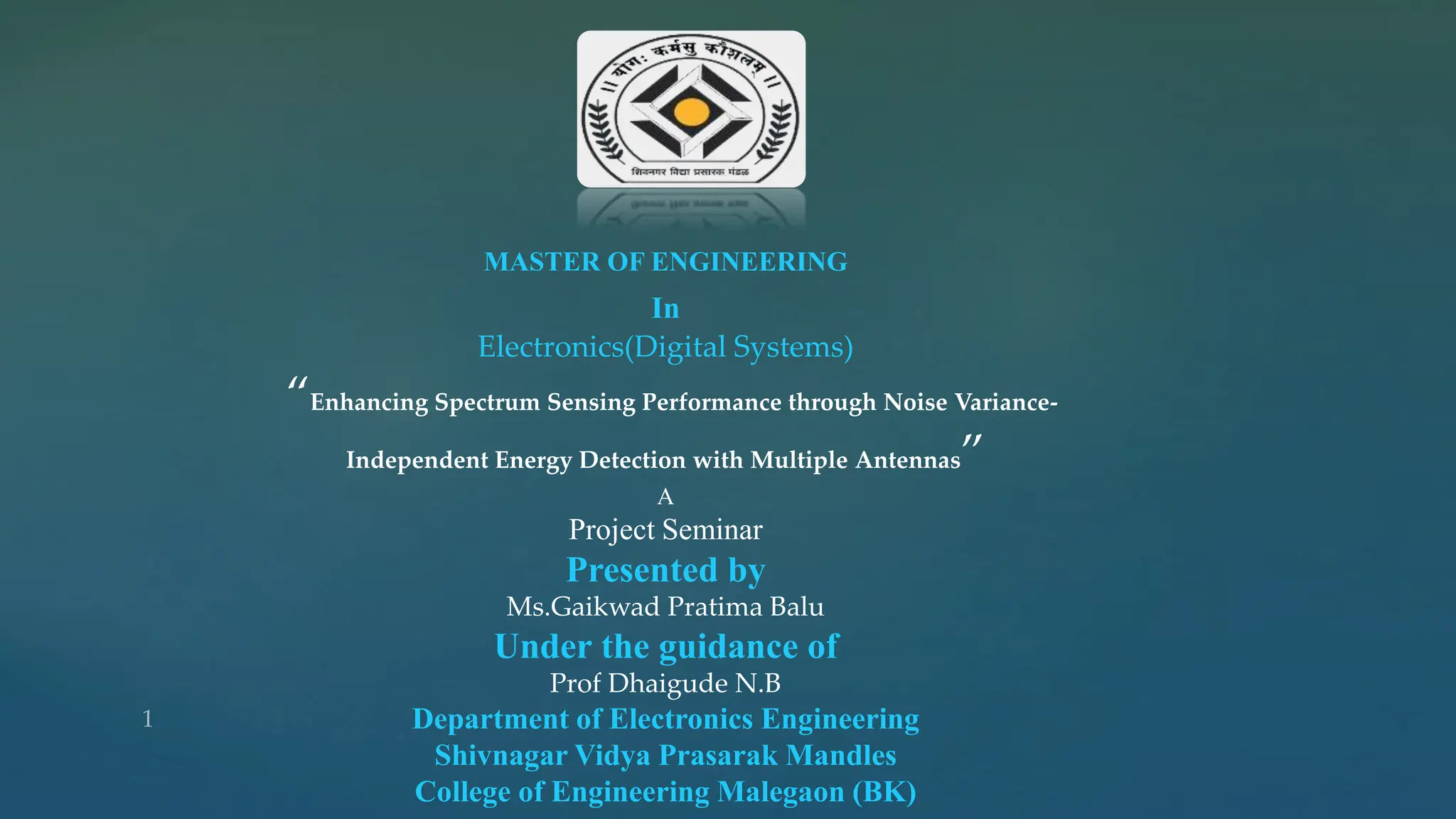 Cognitive Radio Network Spectrum Sensing Pptx