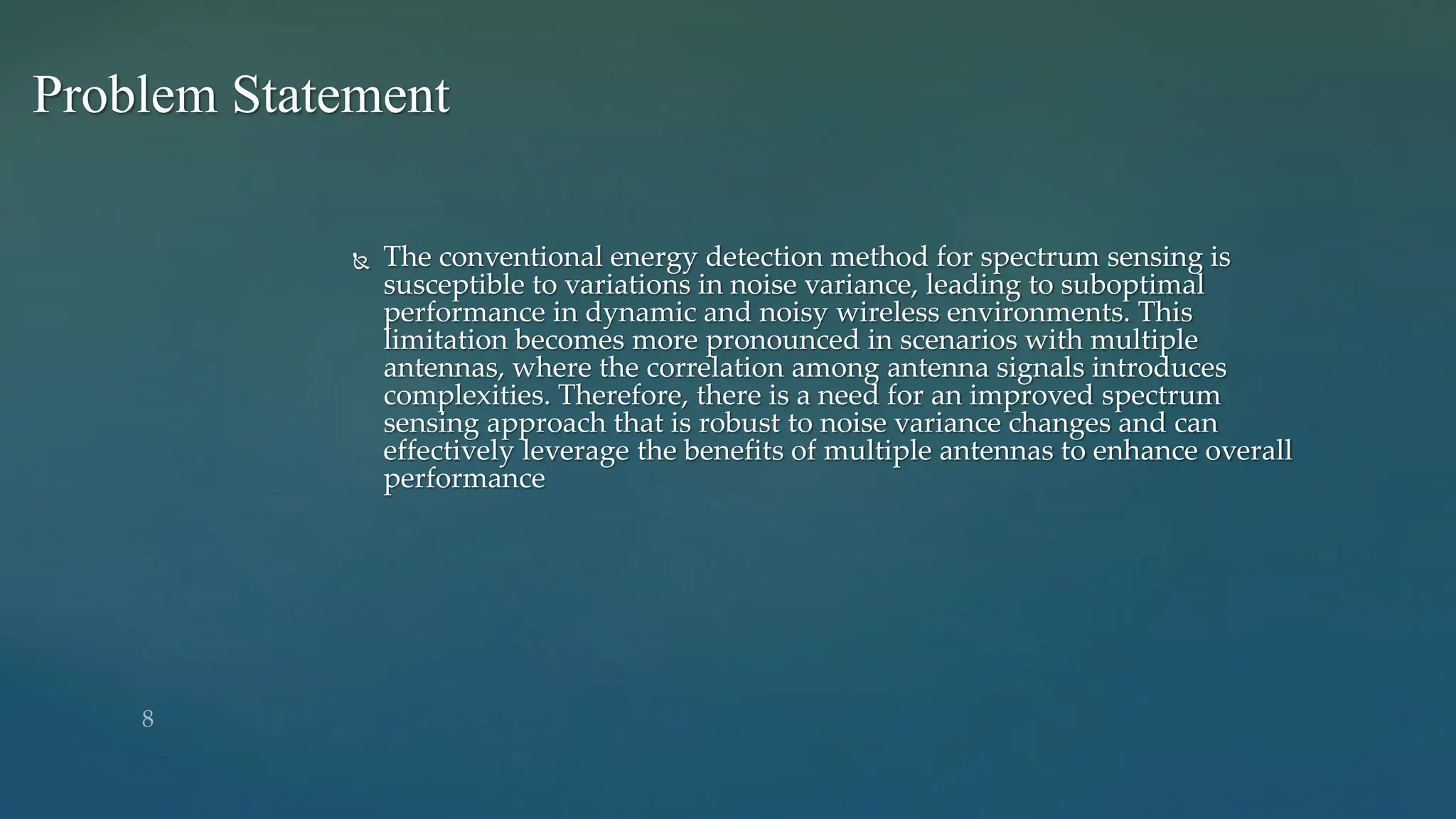 Cognitive Radio Network Spectrum Sensing Pptx