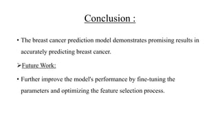 project-ppt-on-breast-cancer-prediction-using-ml | PPTX