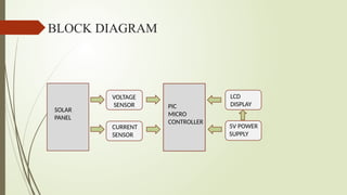 SOLAR POWER MEASUREMENT SYSTEM PROJECT PPT | PPTX