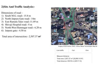 Intersection redesign of jatpura gate Chandrapur Maharashtra | PPT