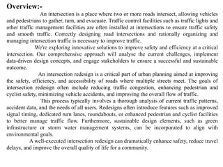 Intersection redesign of jatpura gate Chandrapur Maharashtra | PPT
