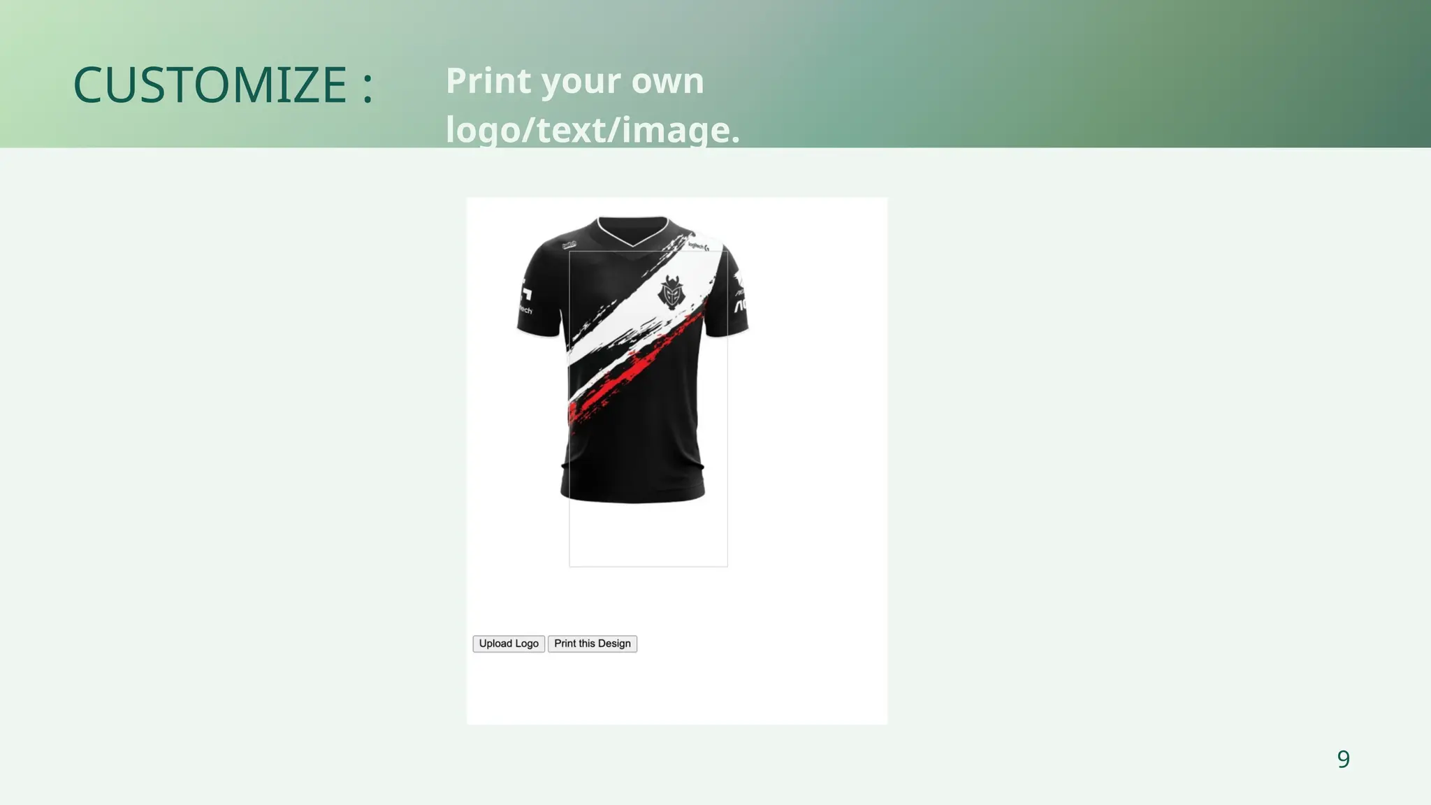 Project_PPT.pptx related to customized jersey | PPT
