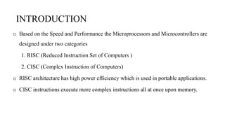 DESIGN OF A 16-BIT HARVARD STRUCTURED RISC PROCESSOR IN CADENCE 45nmTECHNOLOGY | PPTX