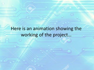 GSM Based SMS fire alert system | PPTX