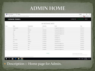 Tour and Travel Management System ppt | PPTX