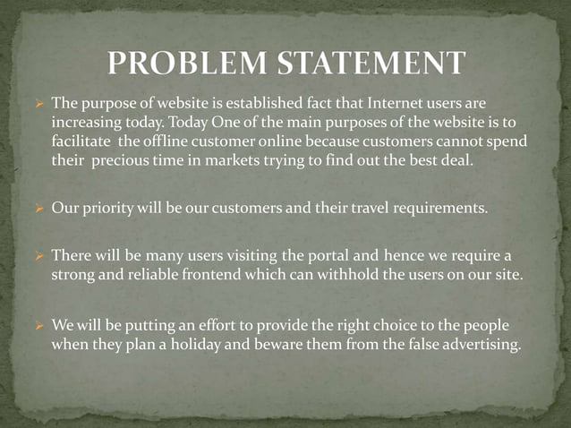 Tour and Travel Management System ppt | PPTX