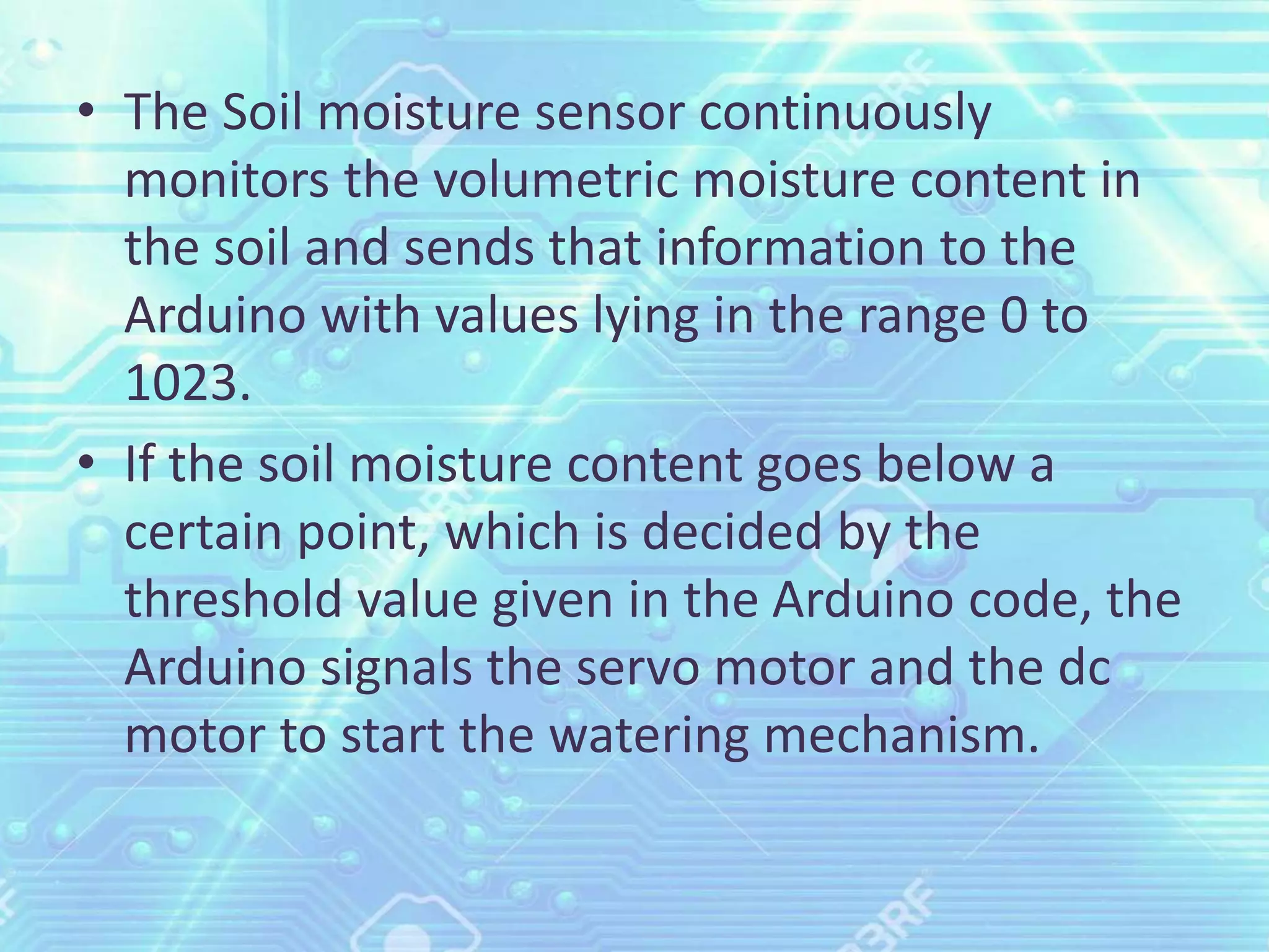 Automated Plant Watering System | PPTX