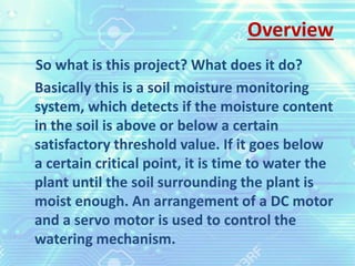 Automated Plant Watering System | PPTX