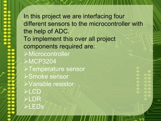 Project ppt 4 channel data acquisition | PPTX