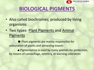 Study of effect of air pollution on plant pigments | PPTX | Chemistry ...