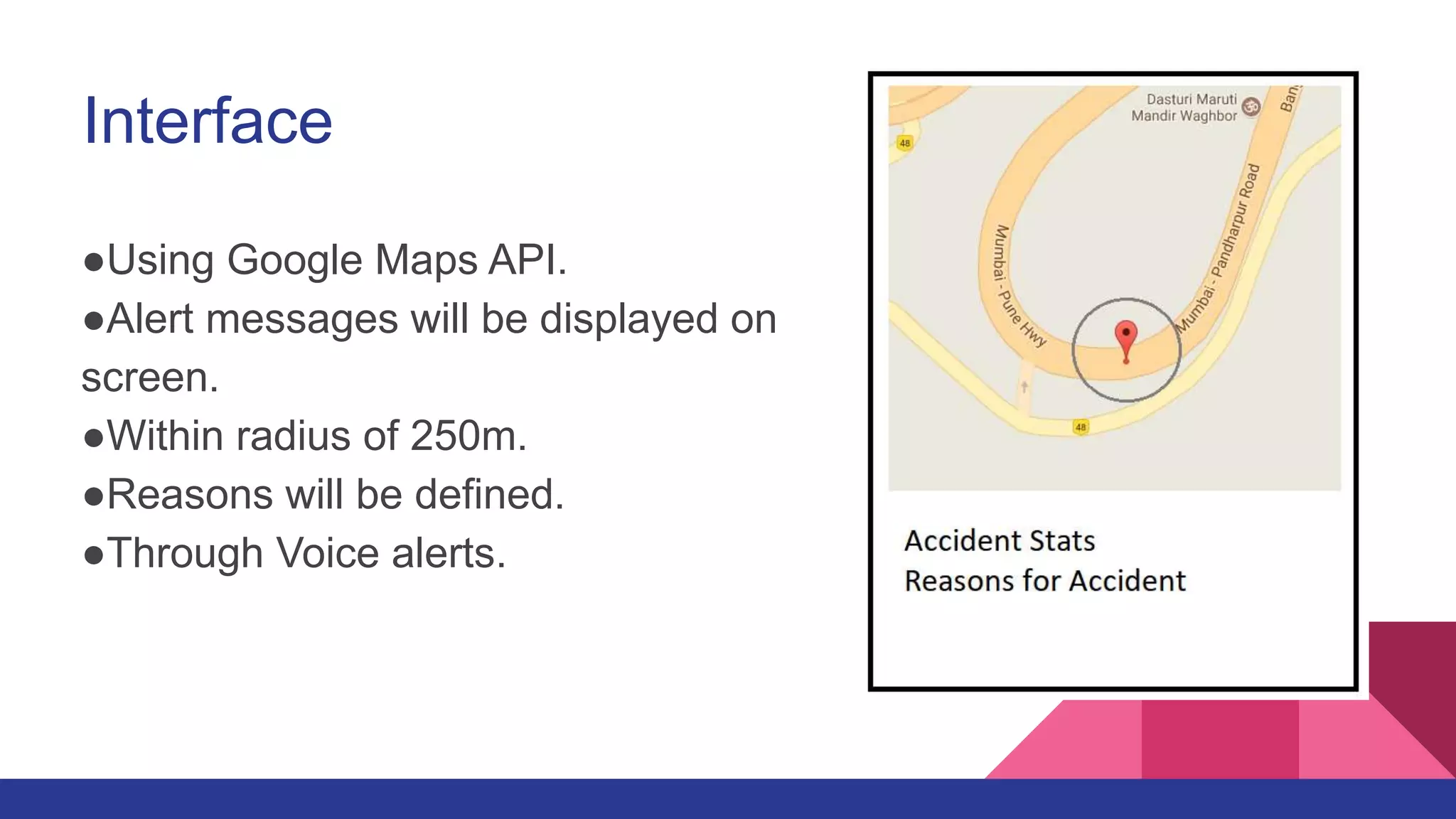 Road Accident Alert System | PPTX