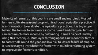 multi-layer farming system | PPTX
