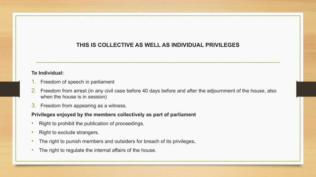 PROJECT_PPT_PARLIAMENTARY_PRIVIL.pptxghh | PPT