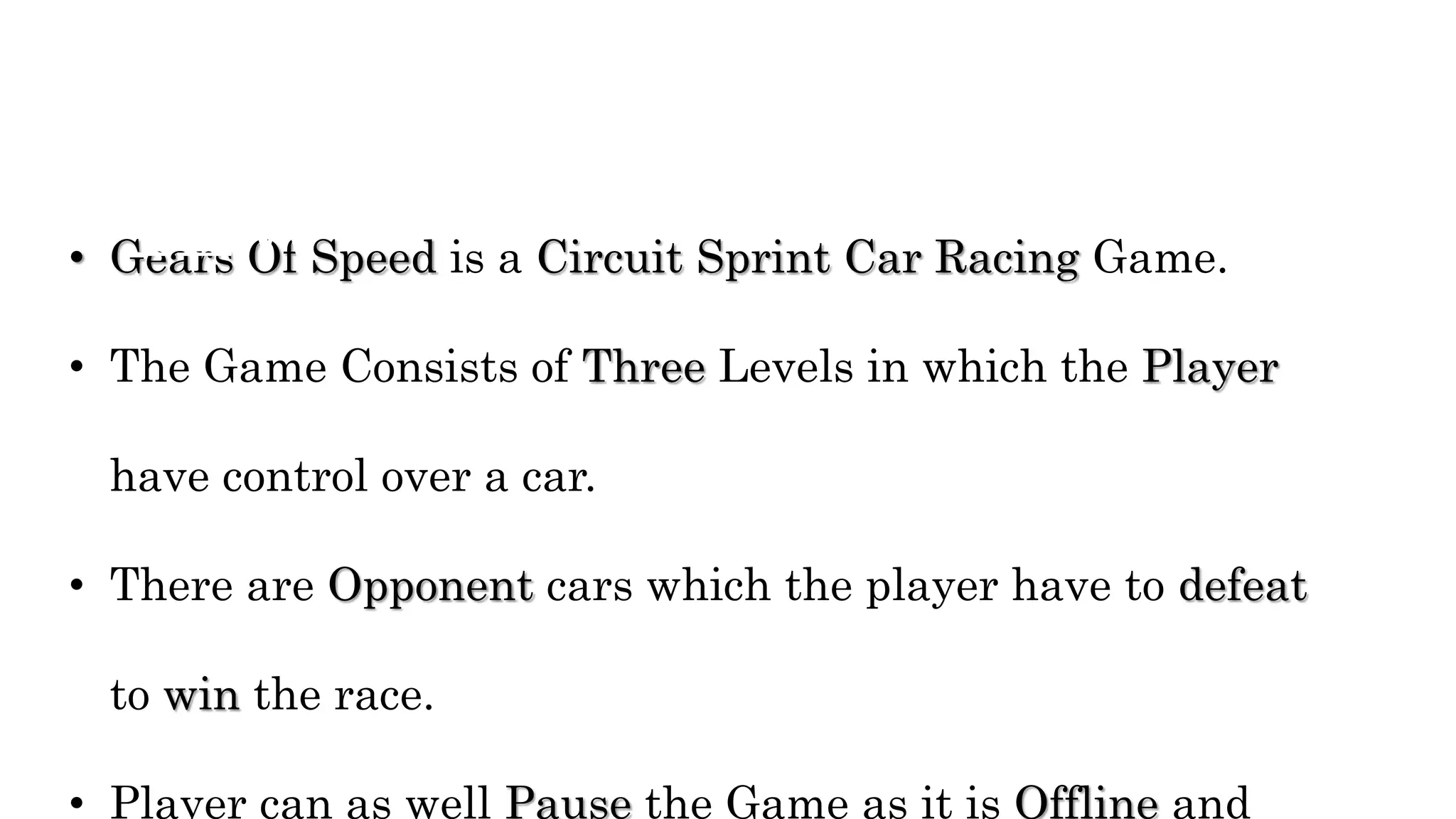 Gears of Speed Car Racing Game Presentation.ppsx | Racing Video Games ...