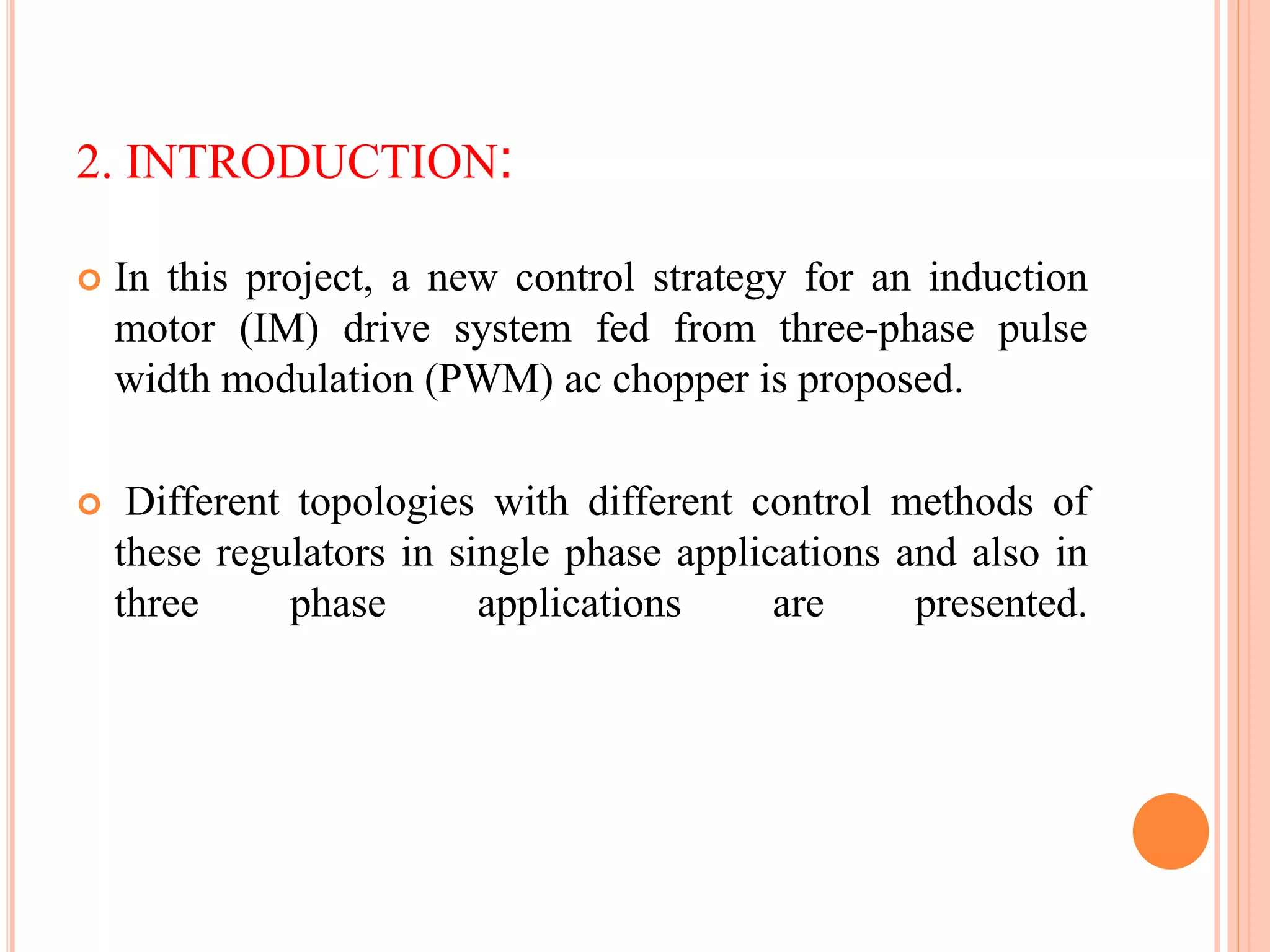 Using Hbcc System Power Factor Correction Of Three Phase Pwm Ac Chopper