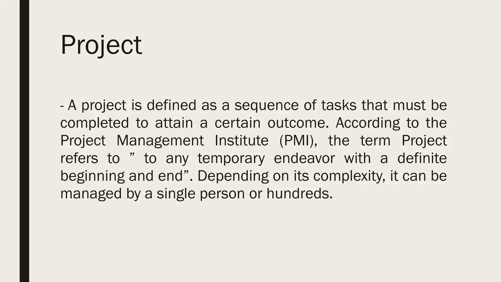 Project Preparation | PDF