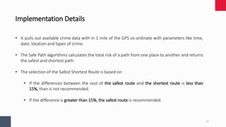 Decentralized system to compute safest route | PPT