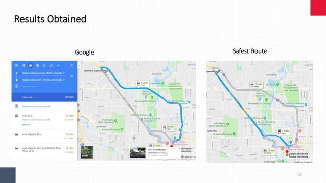 Decentralized system to compute safest route | PPT
