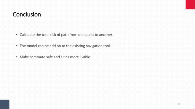 Decentralized system to compute safest route | PPT