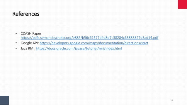 Decentralized system to compute safest route | PPT