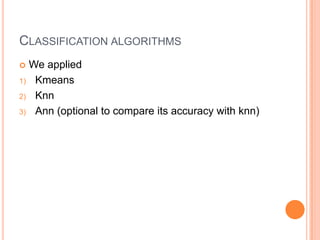 Project presentation | PPSX | Computer Software and Applications | Computing
