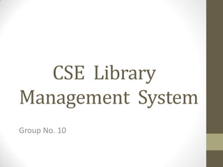 Library Management System | PDF