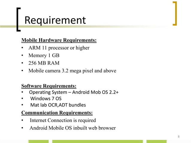 Word Detection & Translation from image on an android device | PPT