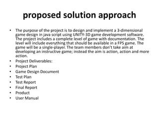 Project presentation FPS | PPTX