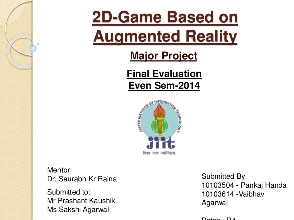 Major Project presentation 2013-14