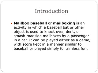 Project presentation | PPT