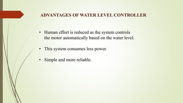 Water Level Controller Using 8051 Microcontroller Pptx Computing 3522