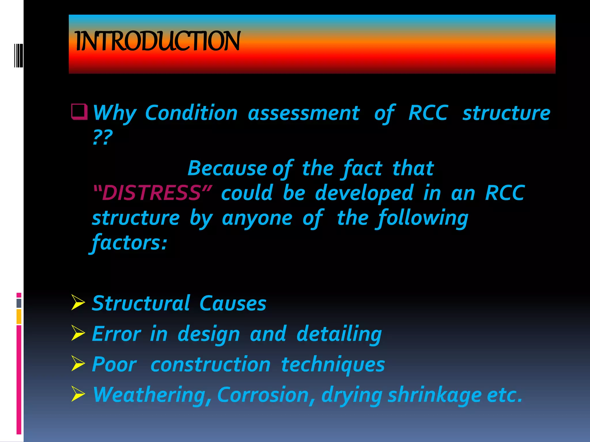 Condition assessment of RCC structures and their Rehabilitation | PPTX