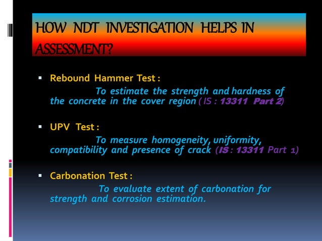 Condition assessment of RCC structures and their Rehabilitation | PPTX