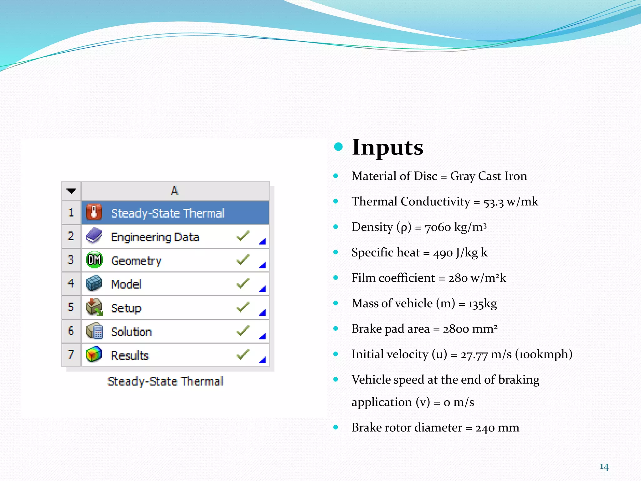 THERMAL & STRUCTURAL ANALYSIS ON DISC BRAKE ROTOR WITH DRAFTING USING ...
